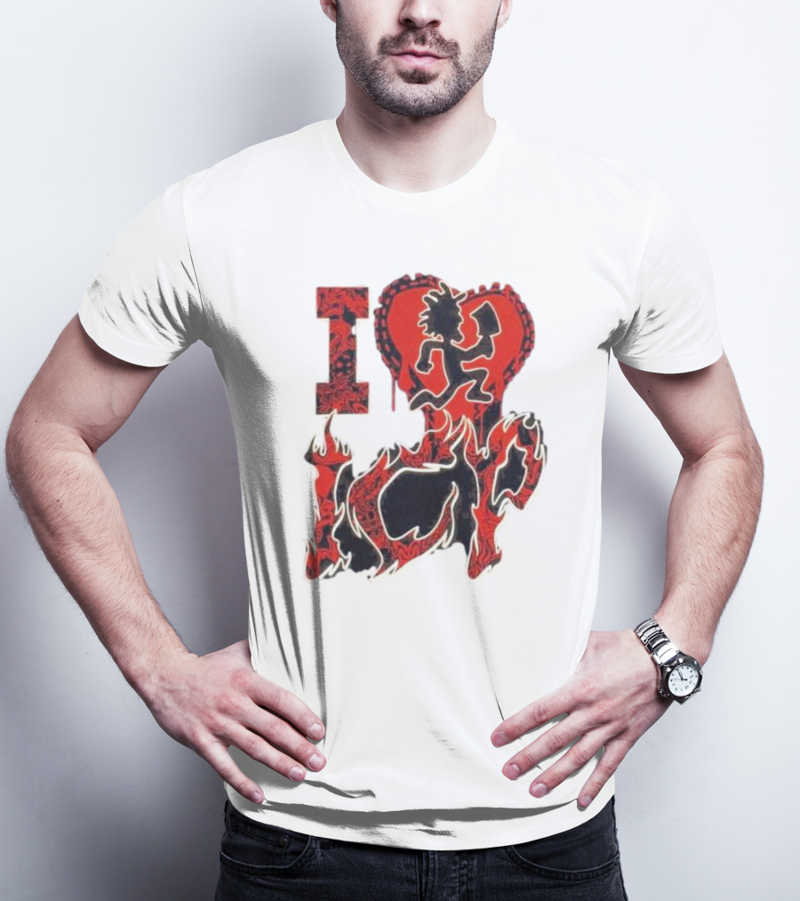I Heart Love ICP Insane Clown Posse Juniors T-Shirt