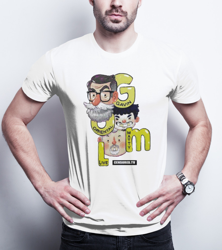 GOML Gavin Oriental Matty Live Censored TV T-Shirt