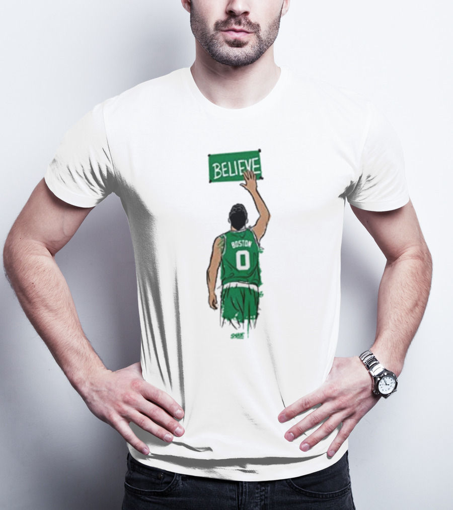 Believe Jayson Tatum Boston Celtics T-Shirt