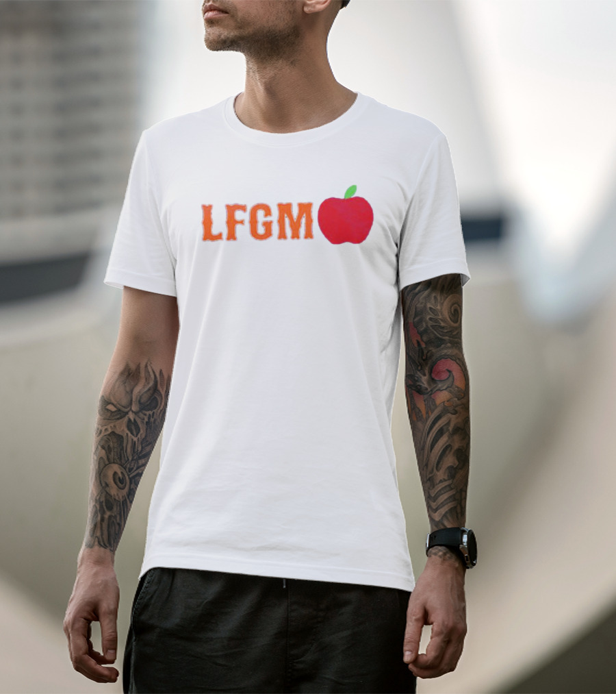 Mets Merized LFGM Apple Fan T-Shirt