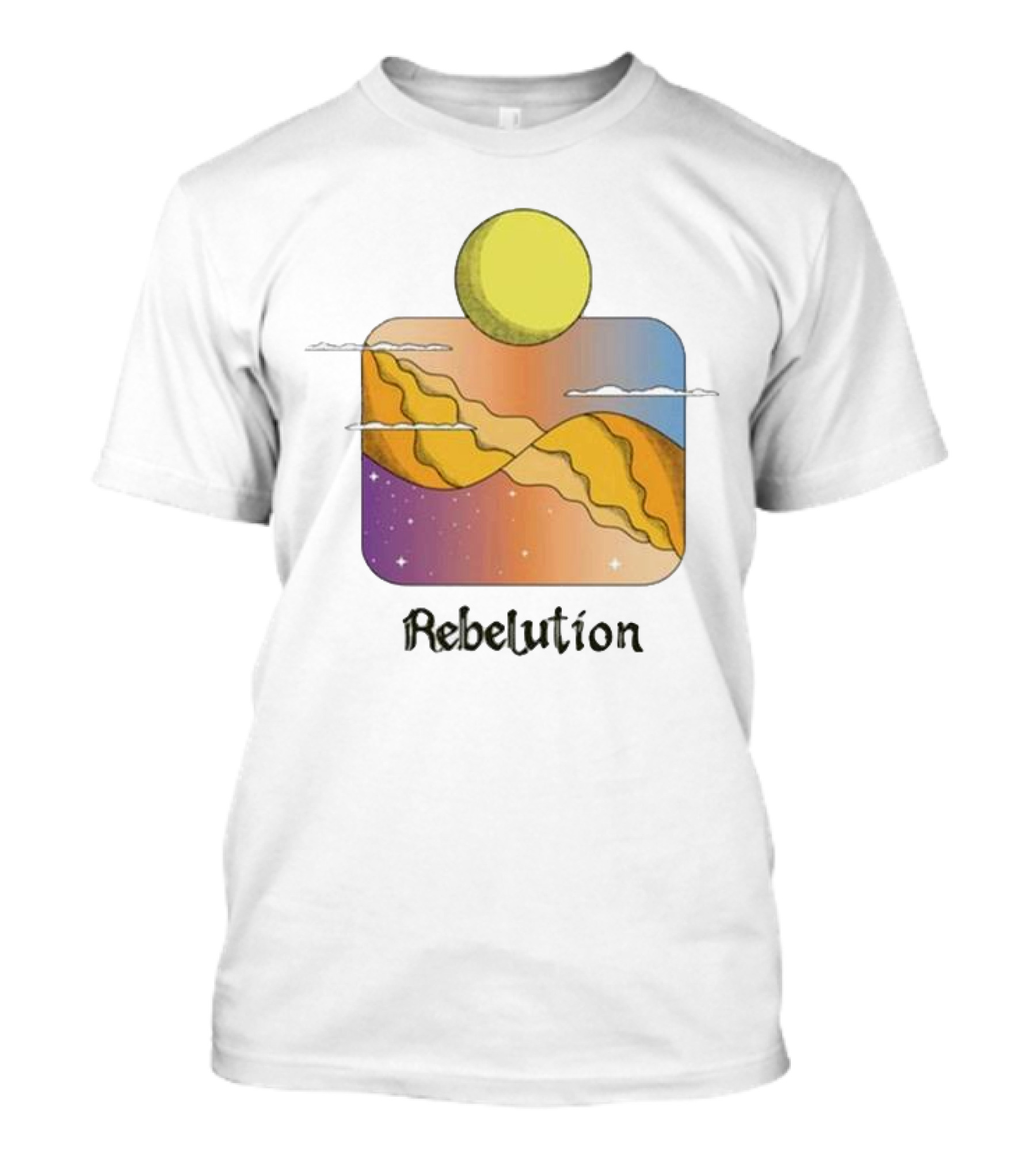 Rebelution Reflections Desert Sun And Mountains T-Shirt