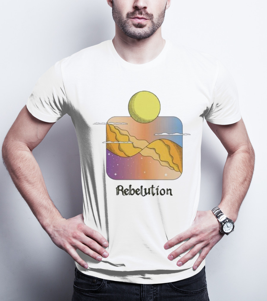 Rebelution Reflections Desert Sun And Mountains T-Shirt