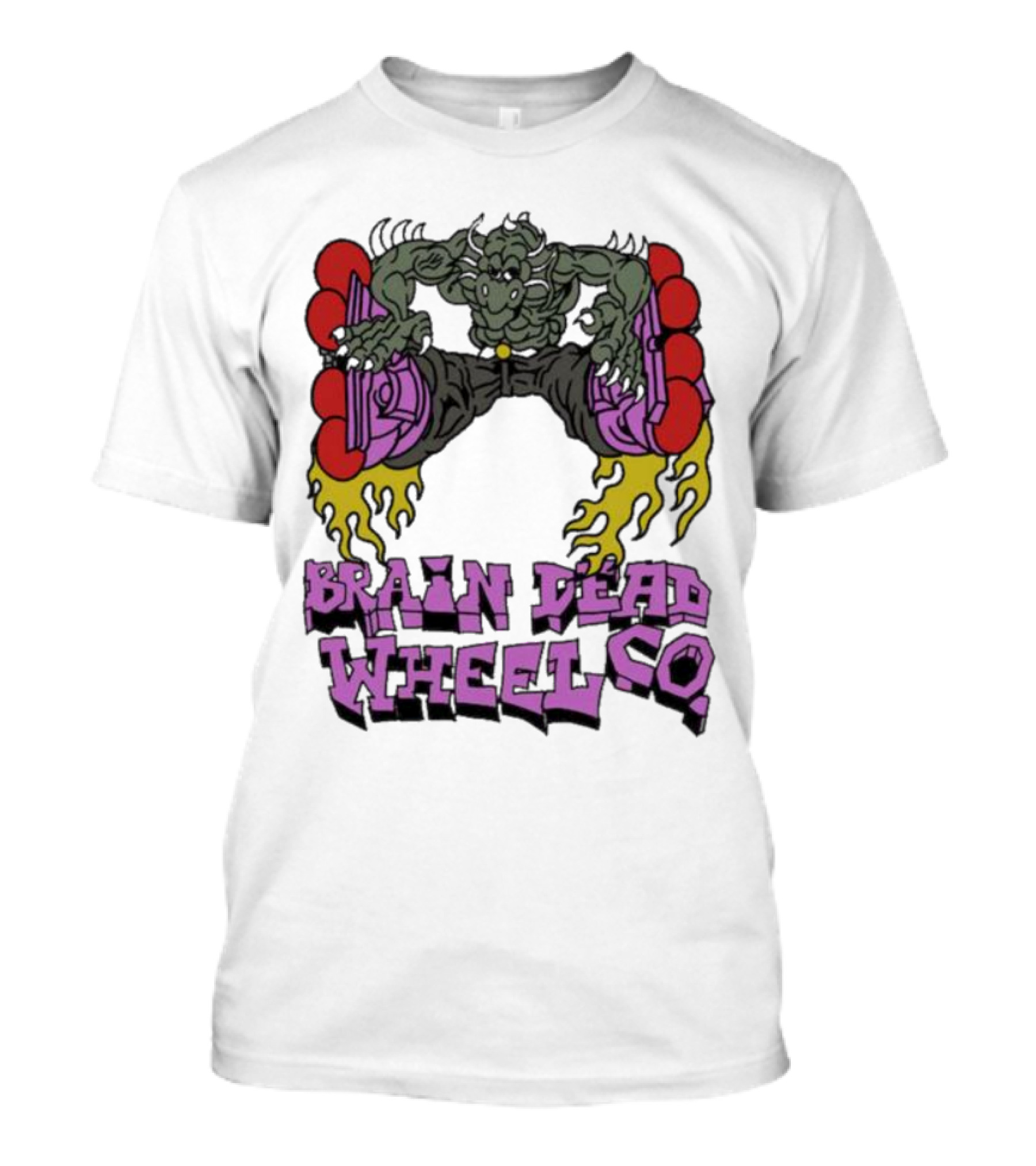 Brain Dead Wheel Co Dragon Skater T-Shirt