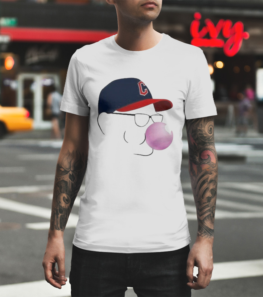 Cleveland Guardians Tito Bubblegum Baseball Hat T-Shirt