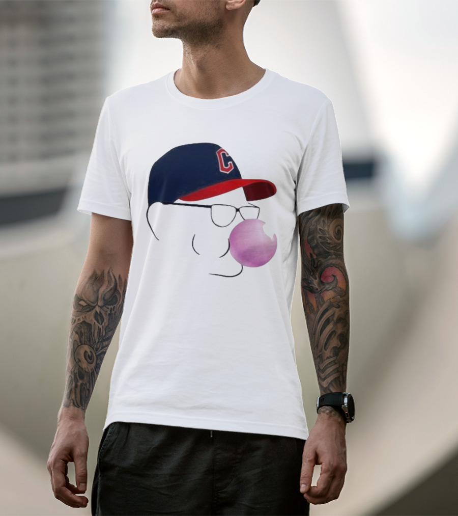 Cleveland Guardians Tito Bubblegum Baseball Hat T-Shirt