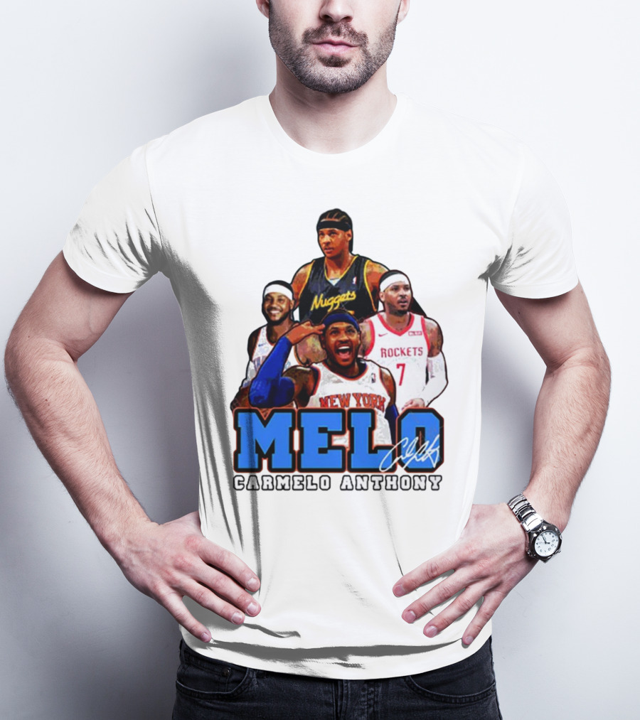 Carmelo Anthony Melo NYC New York Knicks Basketball KnicksTape T-Shirt