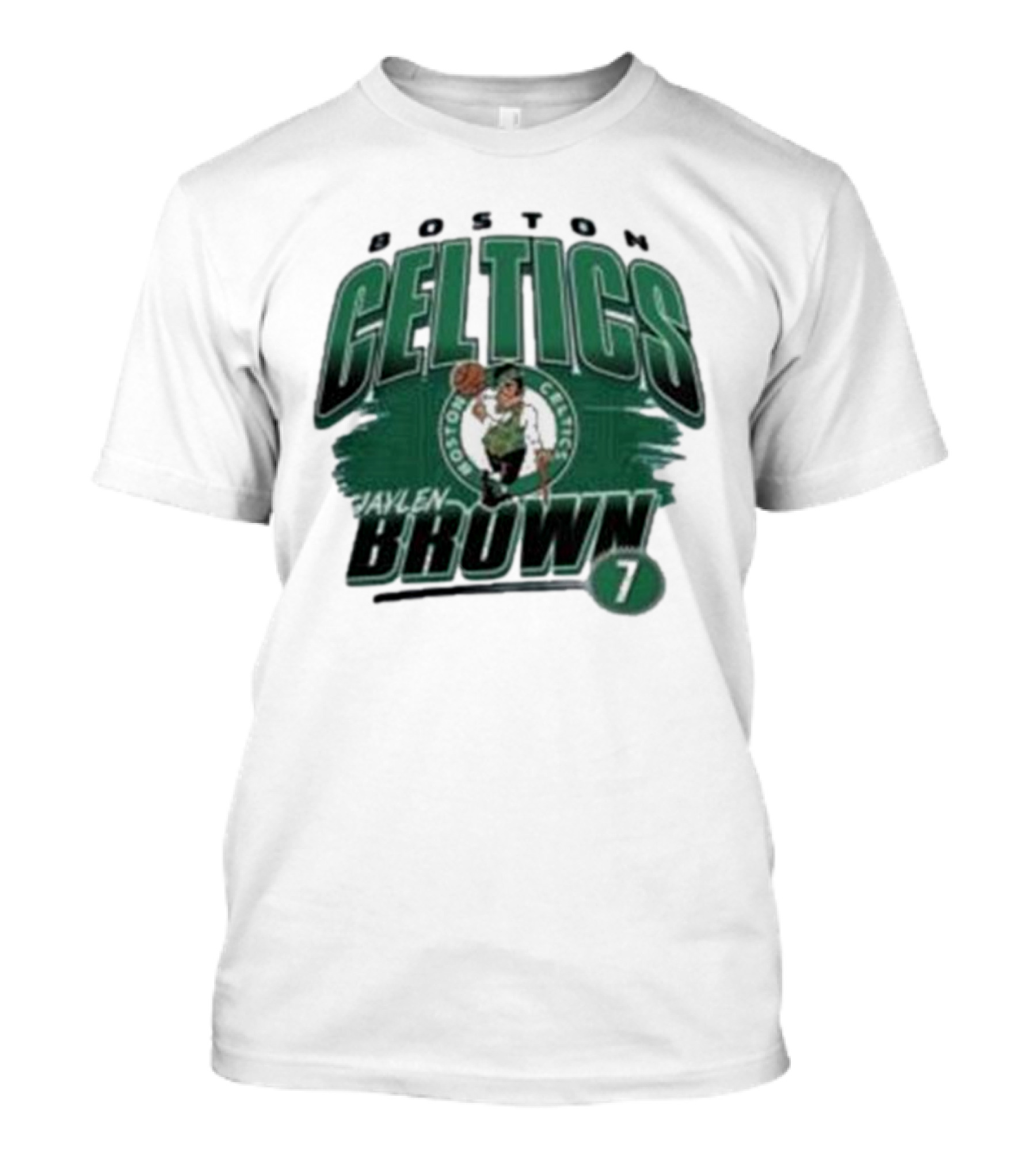 Boston Celtics Jaylen Brown Player Number 7 T-Shirt