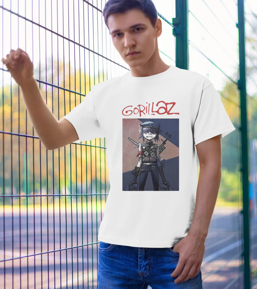 Timothee Chalamet Gorillaz Noodle Character T-Shirt
