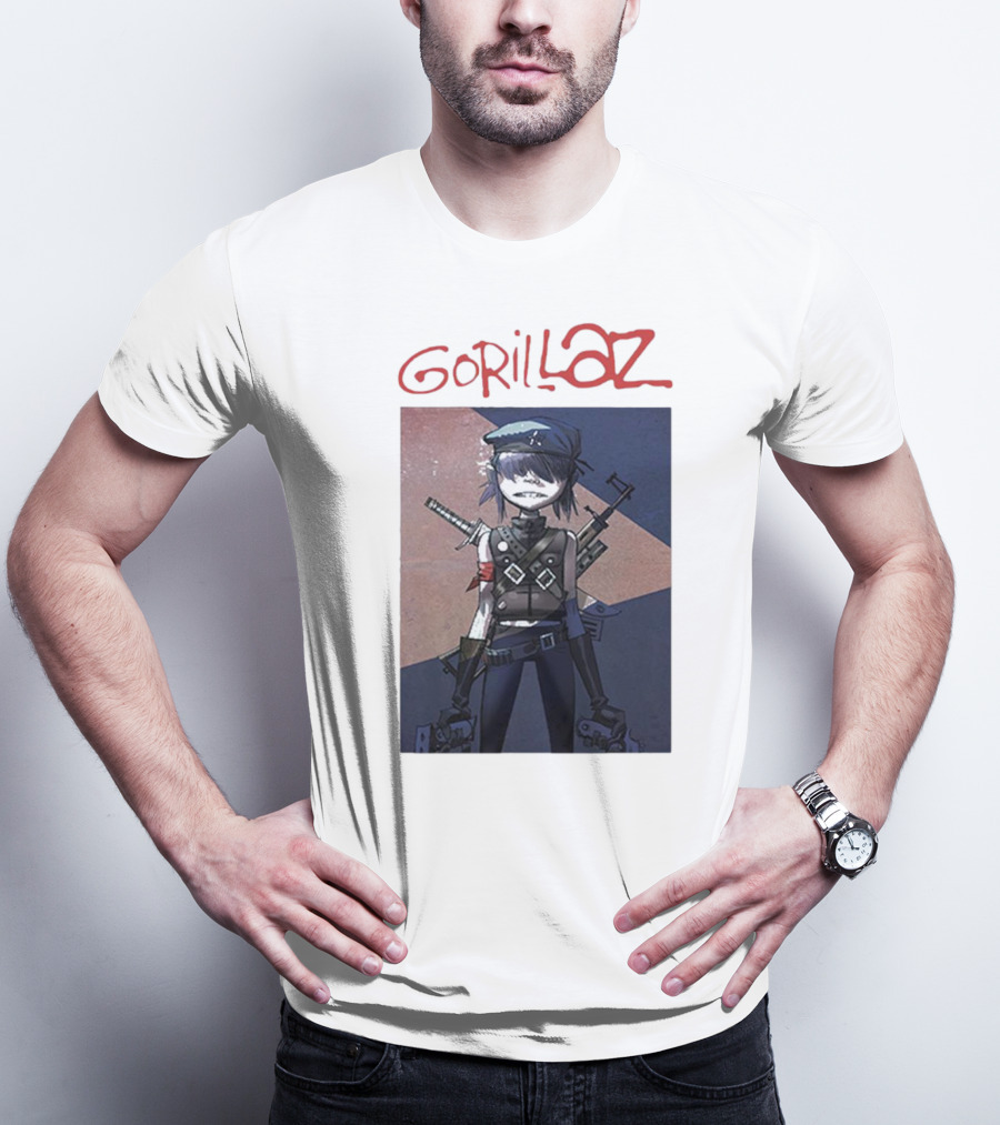 Timothee Chalamet Gorillaz Noodle Character T-Shirt