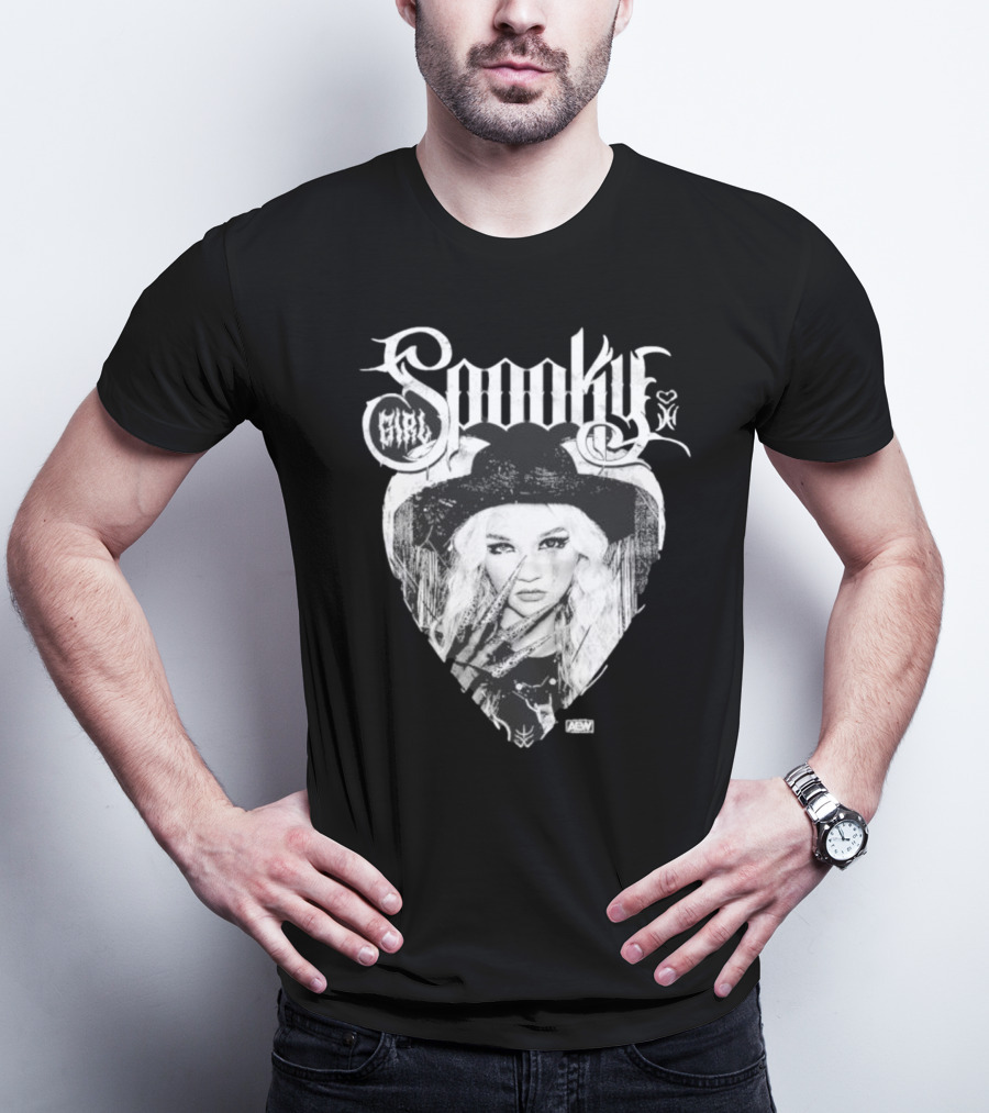 Spooky Girl Julia Hart AEW T-Shirt