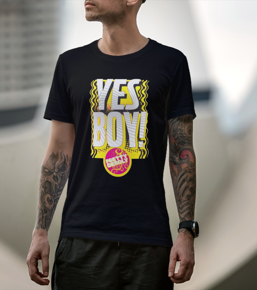 Yes Boy Pretty Deadly Neon Style Burst T-Shirt