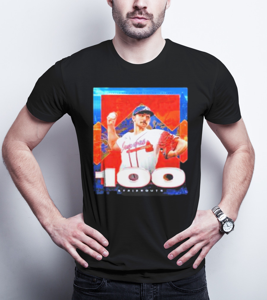 Atlanta Braves Spencer Strider 100 Strikeouts Vintage T-Shirt