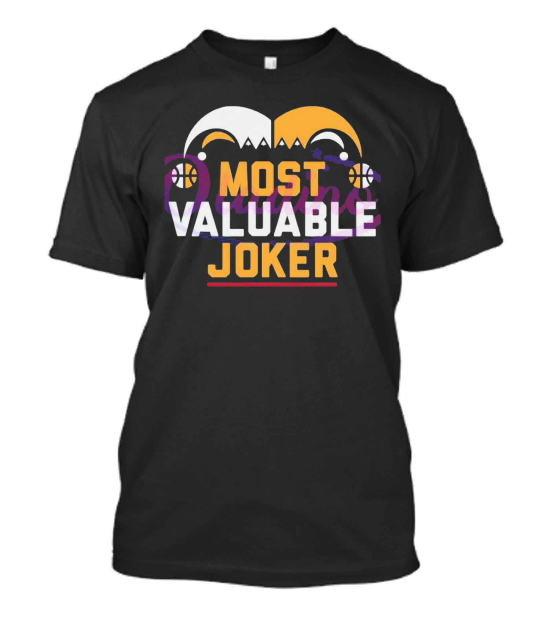 Most Valuable Joker Nikola Jokic Denver Nuggets Basketball Jester Hat T-Shirt