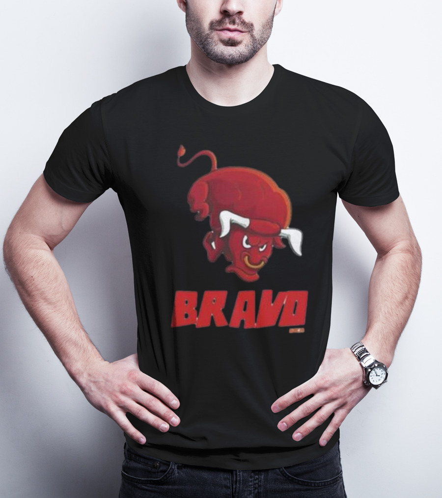 Bravo Red Bull Toro Bravo Charging Bull T-Shirt