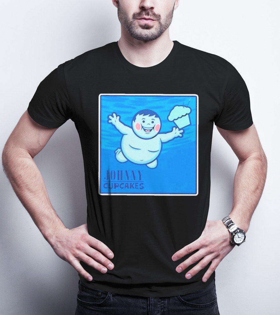 Johnny Cupcakes Swimming Boy With Cupcake T-Shirt