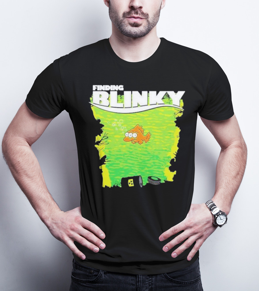 Finding Blinky Three-Eyed Fish Dump Reference T-Shirt