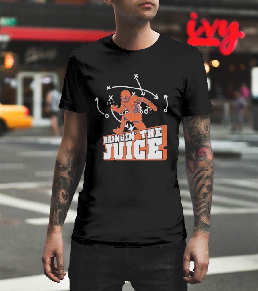 Bringin' The Juice Football Play Diagram T-Shirt