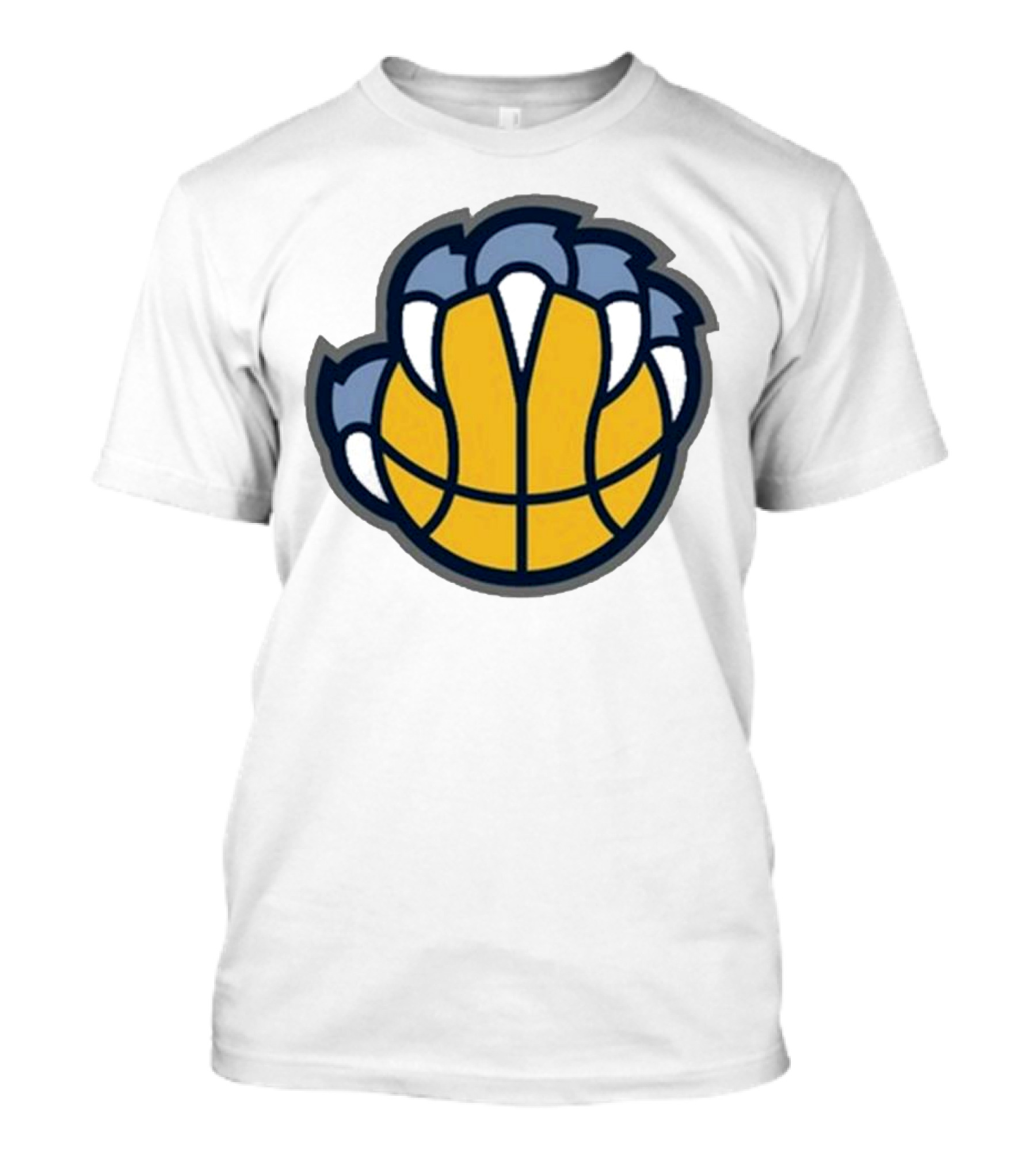 Memphis Grizzlies Claw Basketball T-Shirt