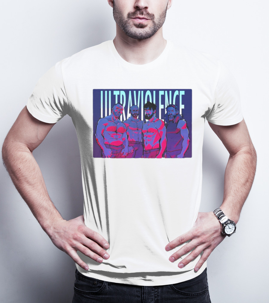 Ultraviolence AEW Wrestlers Neon T-Shirt