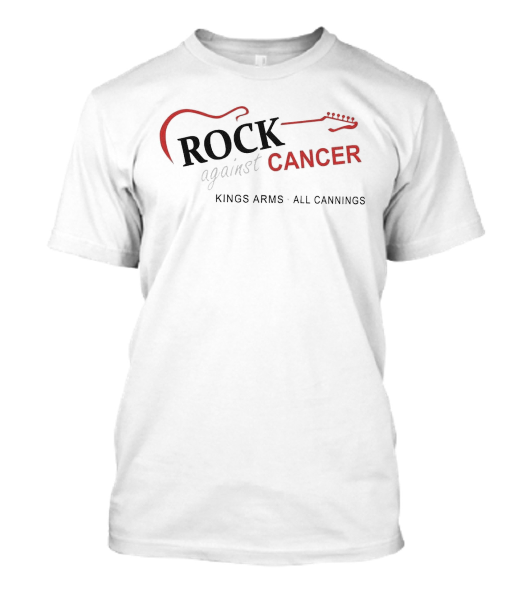 Rock Against Cancer Kings Arms All Cannings Concert Event T-Shirt