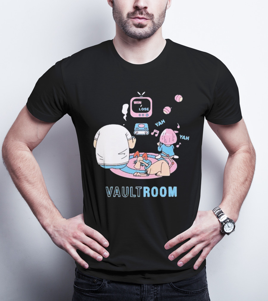 Vault Room Gaming Fun With Win Lose Challenge T-Shirt