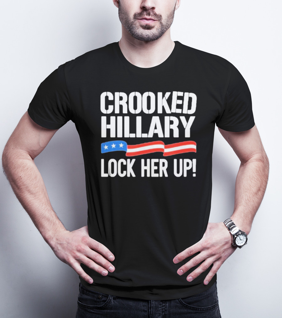 Crooked Hillary Lock Her Up T-Shirt