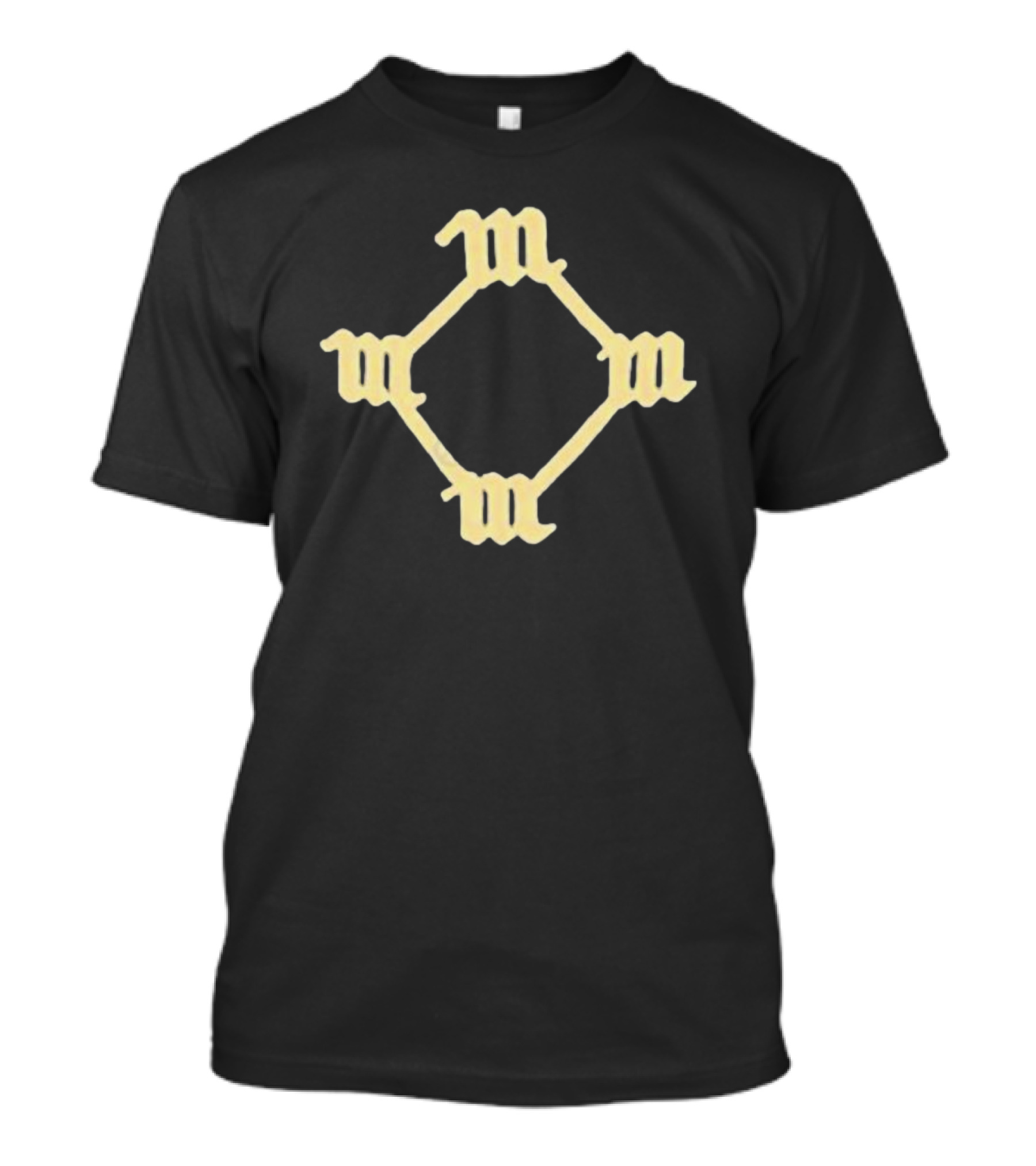 So Help Me God Kanye West Logo Quadrangle T-Shirt