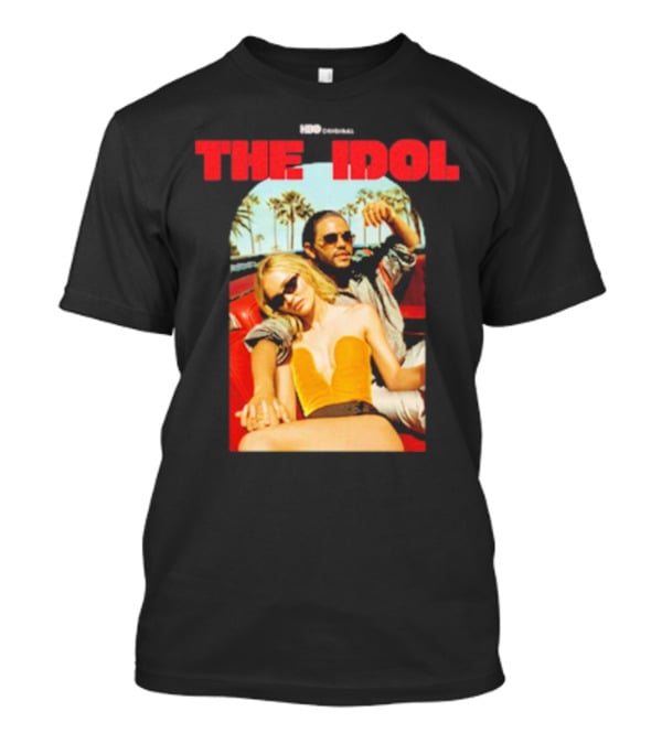 HBO Original The Idol Red Text Vintage Car And Palm Trees T-Shirt