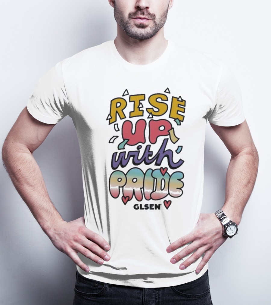 Glsen Rise Up With Pride Wilson Cruz T-Shirt