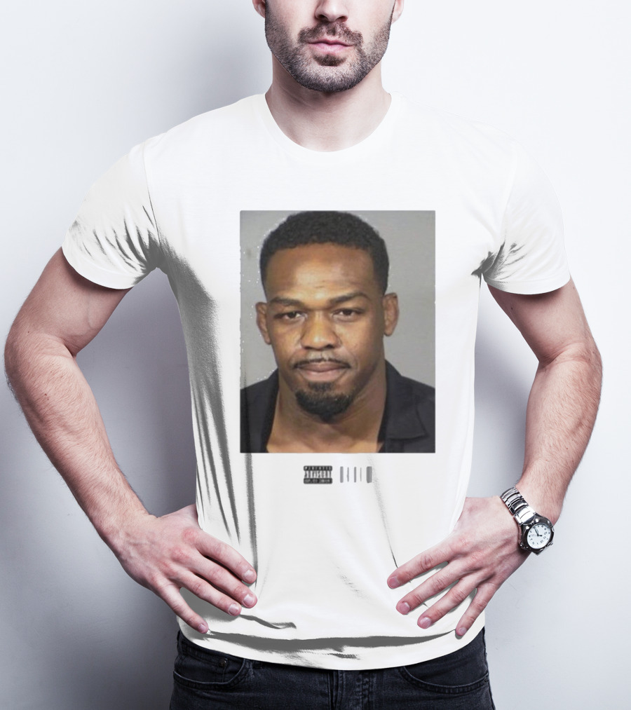 Jon Jones Mugshot UFC Champion Image T-Shirt