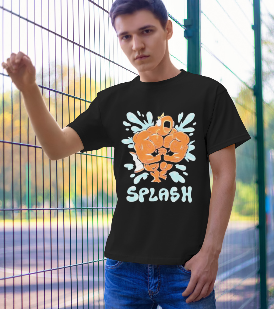 Magikarp Splash Buff Fish Comic T-Shirt