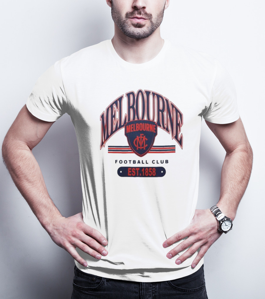 Melbourne Demons Football Club MFC Est 1858 T-Shirt