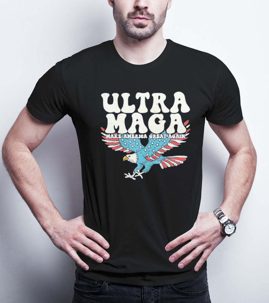 Ultra Maga Make America Great Again Eagle T-Shirt