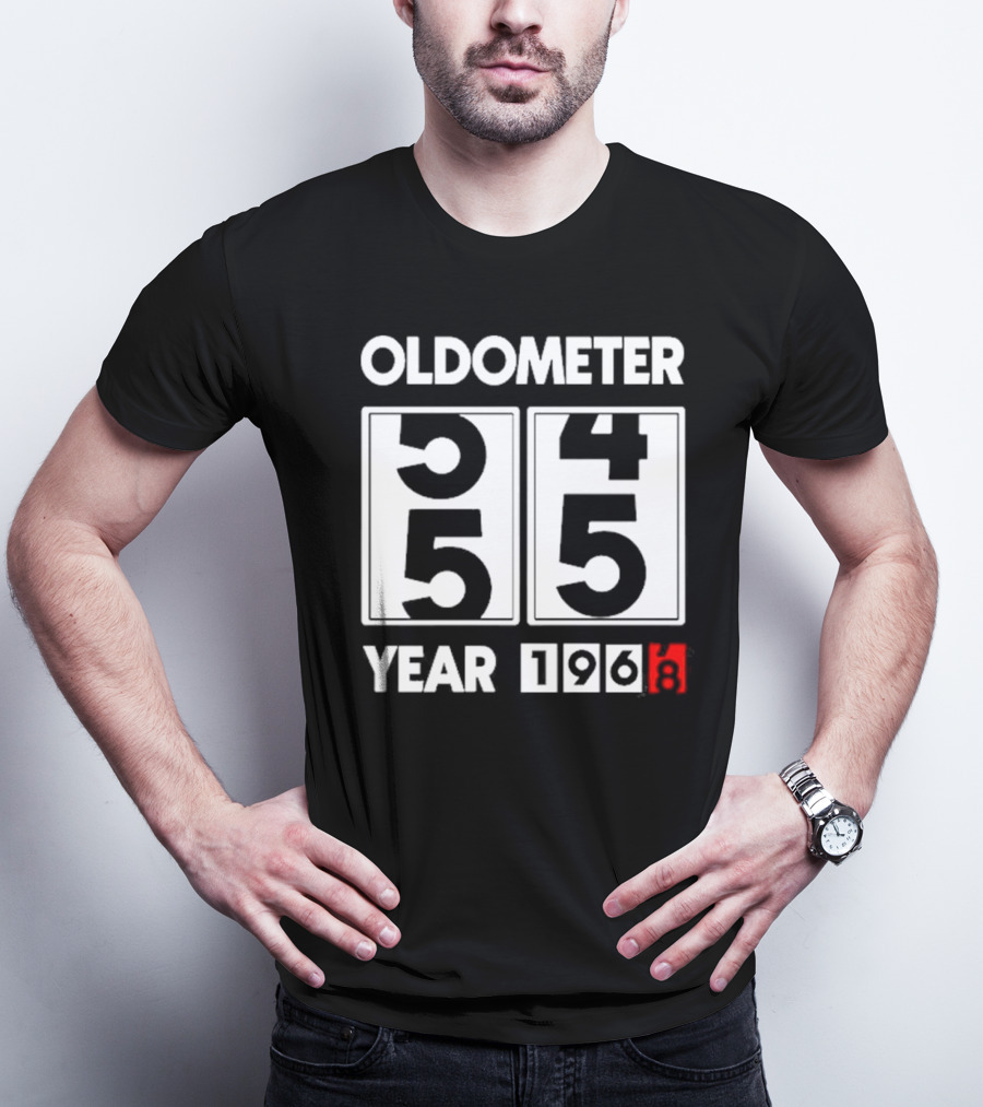 Oldometer 55 45 Year 1968 T-Shirt