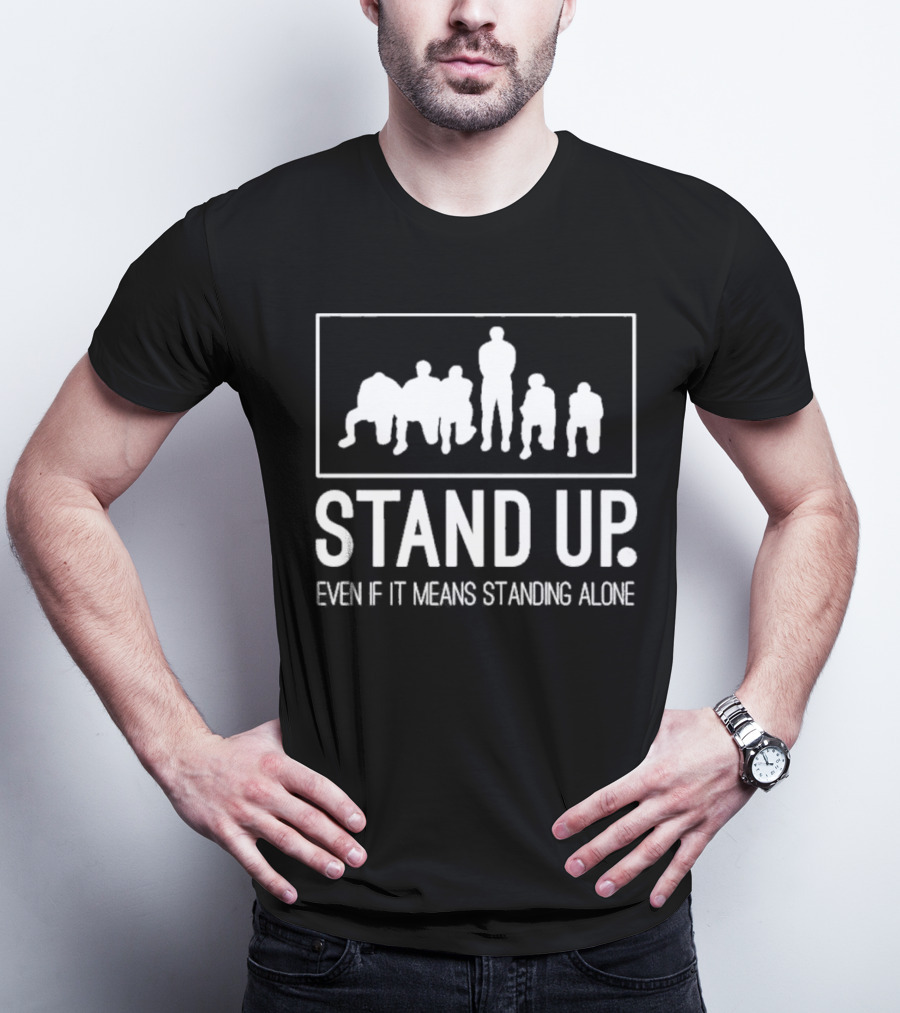 Stand Up Even If It Means Standing Alone Jonathan Isaac T-Shirt