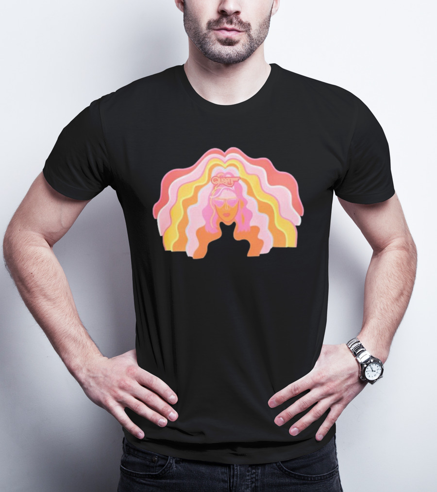 Queen Radio Flow Retro Psychedelic Vibes T-Shirt