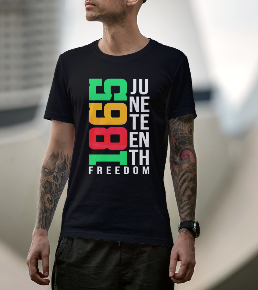 1865 Juneteenth Freedom Black History Month T-Shirt