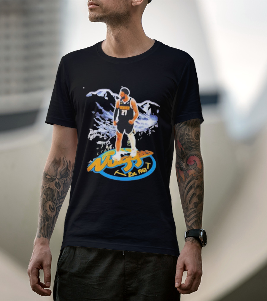 Jamal Murray Nuggets Est 1967 Basketball Player With Mountains T-Shirt