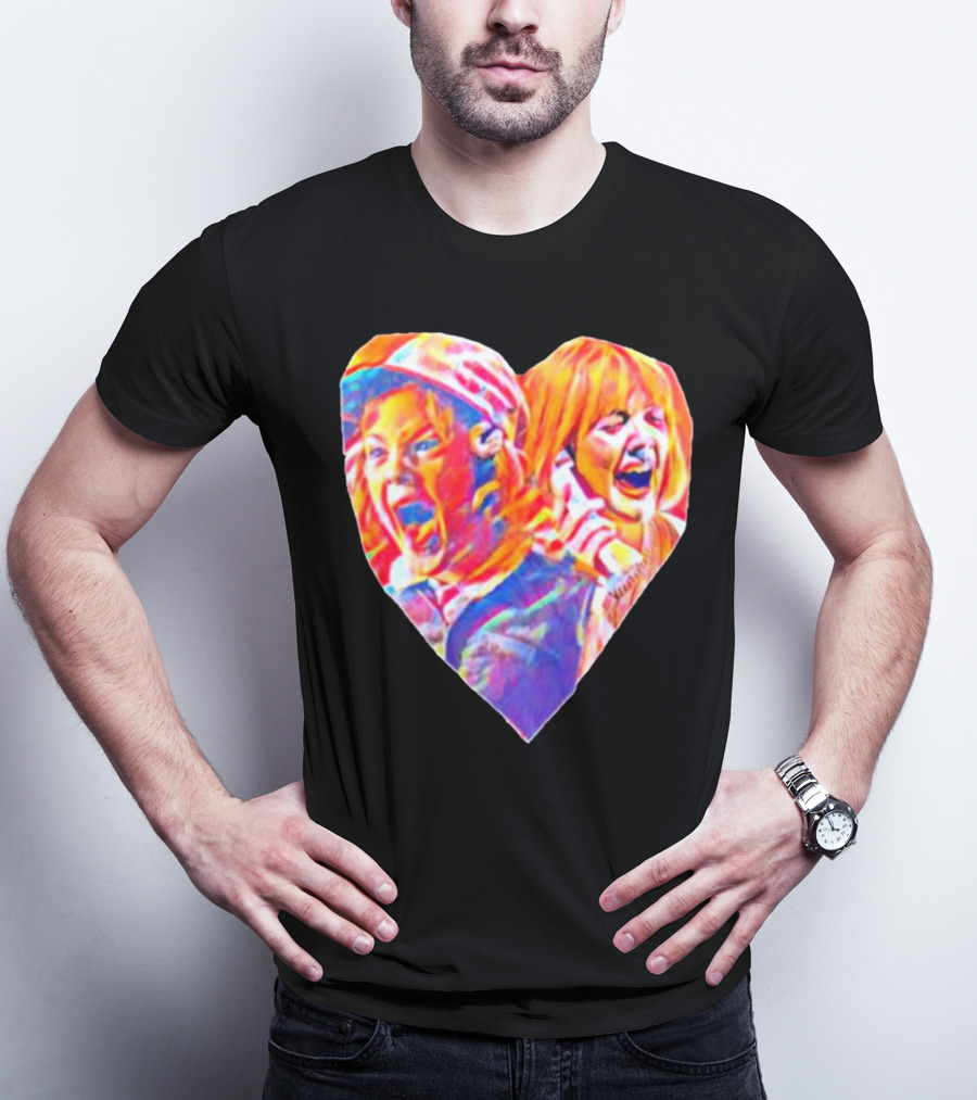Vintage Movie Scream Drew Barrymore Heart Shaped T-Shirt