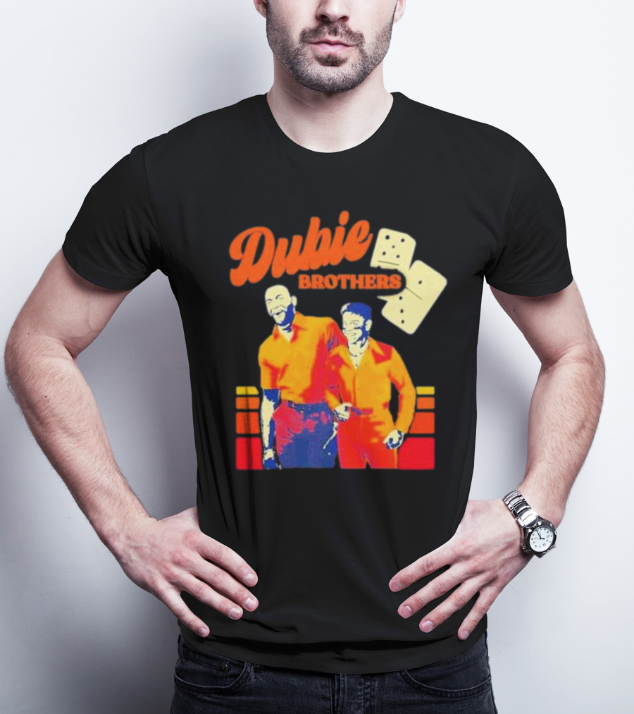 Dubie Brothers Domino Duo Orange Outfits T-Shirt