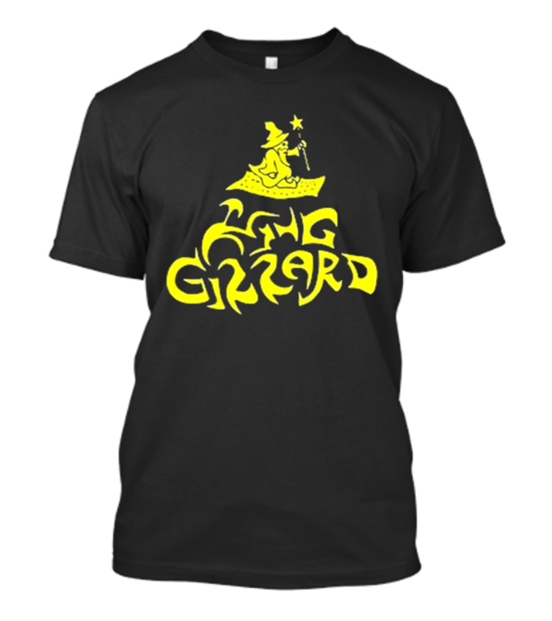 King Gizzard And The Lizard Wizard San Francisco 16 Yellow Wizard On Carpet T-Shirt