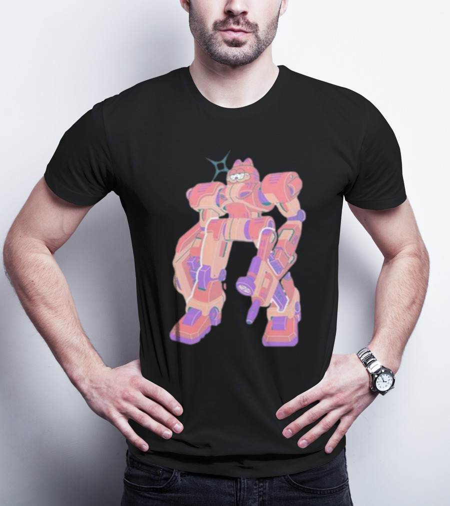 Aquiboni Garf Mecha Robot Fusion T-Shirt