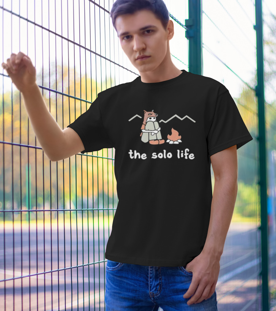 Blooprint Gaming The Solo Life Campfire Adventure T-Shirt
