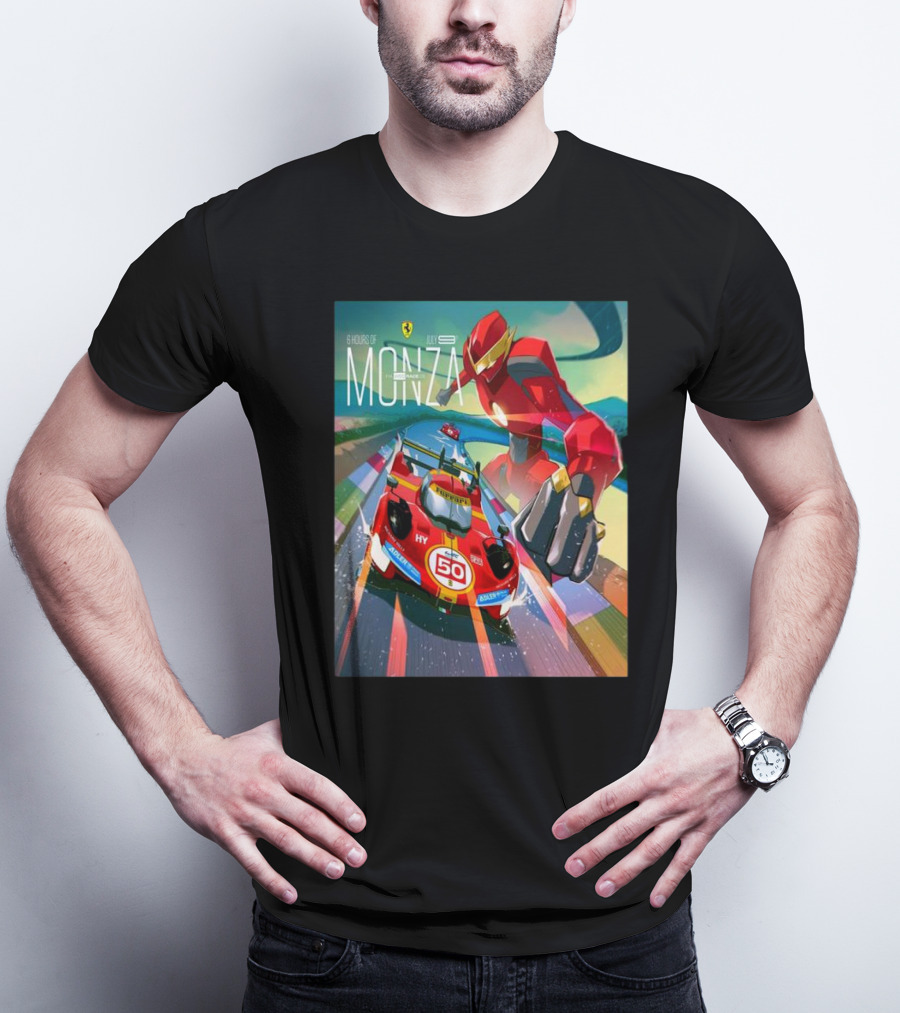 6 Hours Of Monza July 9 Ferrari Racing Robot T-Shirt