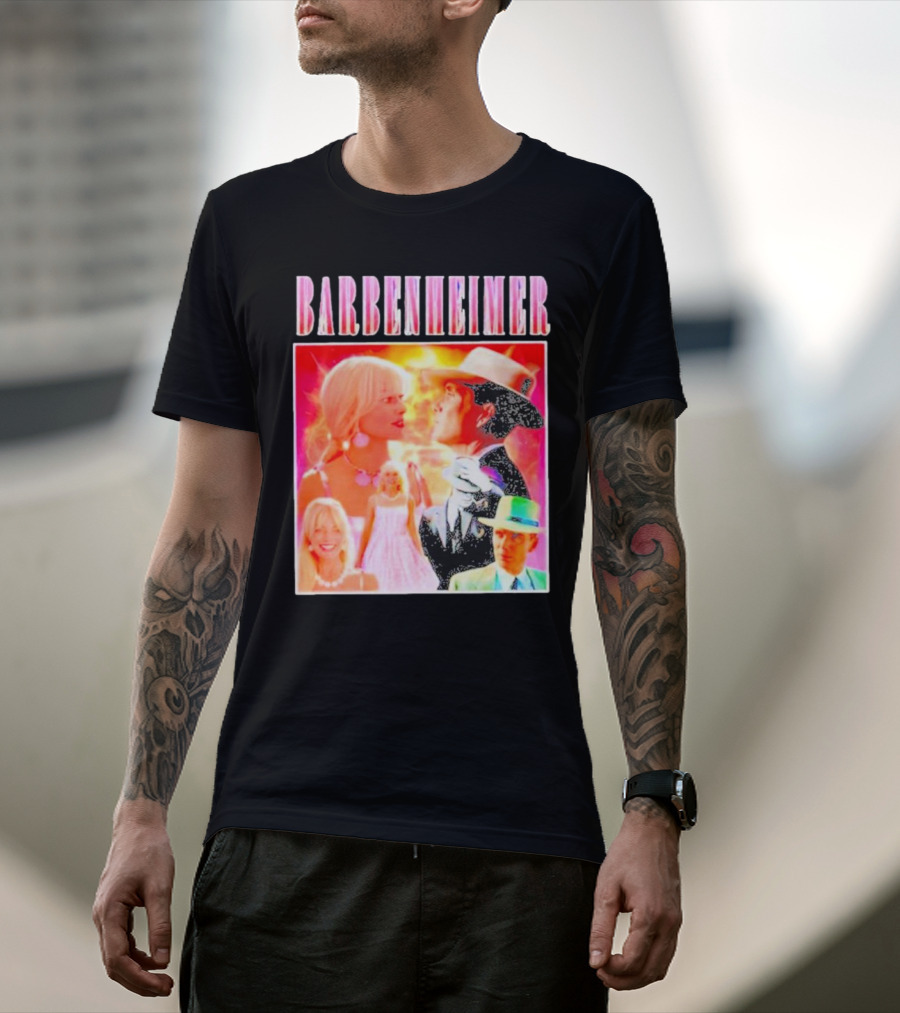 Barbenheimer Oppenheimer Barbie Movie Mashup T-Shirt