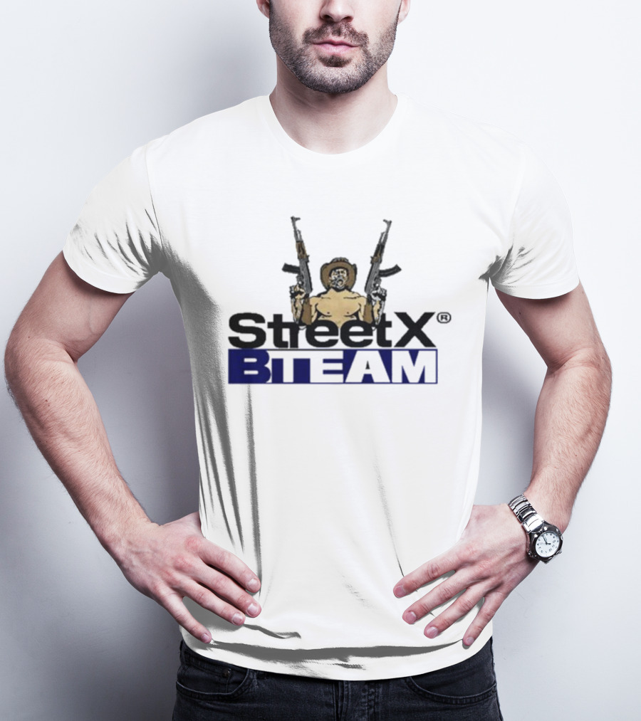Streetx BTEAM Dual Gun Figure T-Shirt