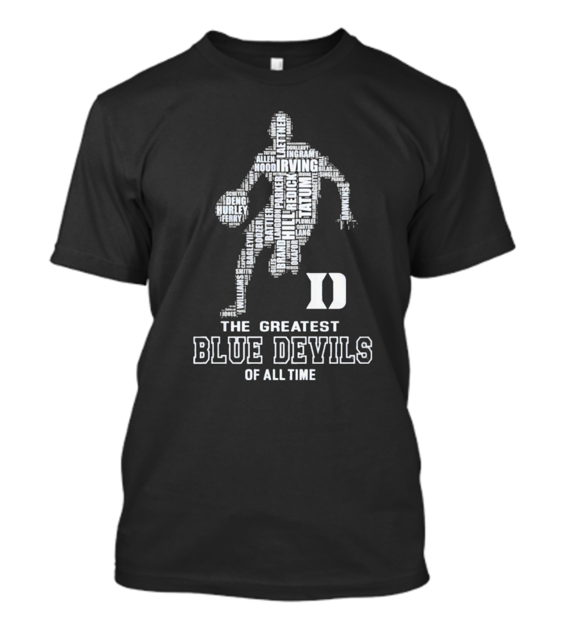 The Greatest Duke Blue Devils Basketball Players Of All Time T-Shirt