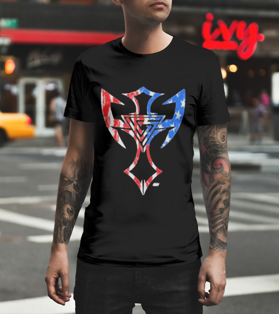 The Hardys American Flag Symbol USA T-Shirt
