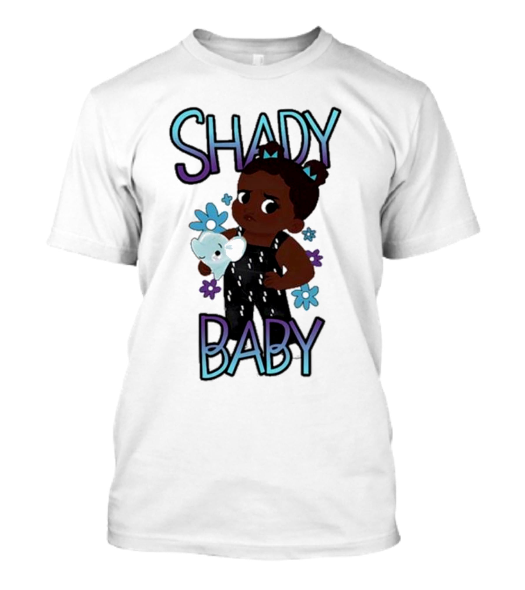 Shady Baby Danilo Cute Floral Panda Graphics T-Shirt