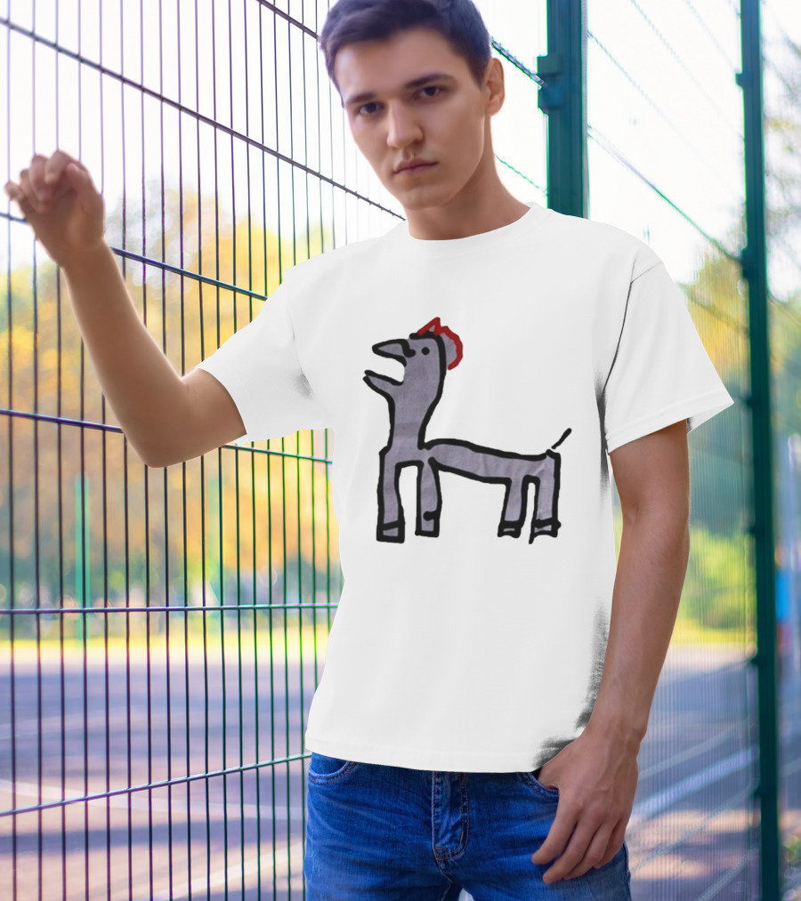 Jeremy Frieser Kimpie Paarntie Drawing With Red Mane T-Shirt